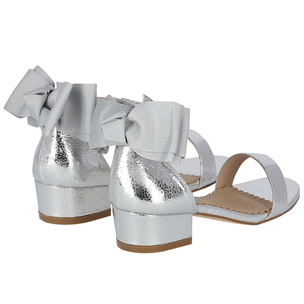 Angel's Face Girls Silver Sandals | Junior Couture UAE