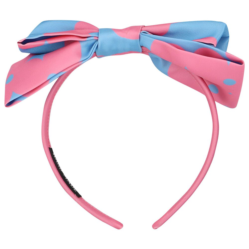 Mama Luma Girls Blue & Pink Floral Headband | Junior Couture UAE