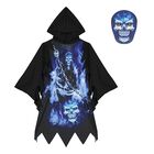 Dress Up by Design Boys Black Neon Halloween Reaper Costume | Junior ...