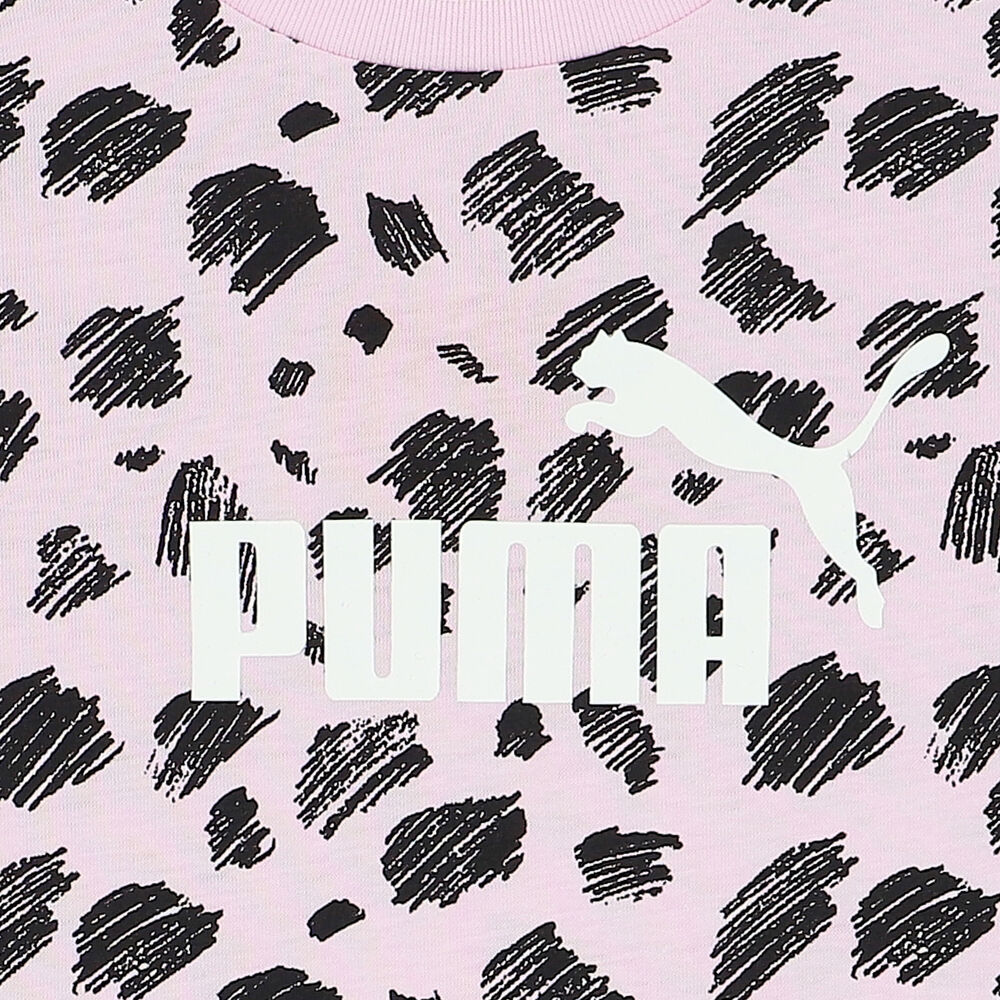 Puma Girls Pink Logo T-Shirt | Junior Couture UAE
