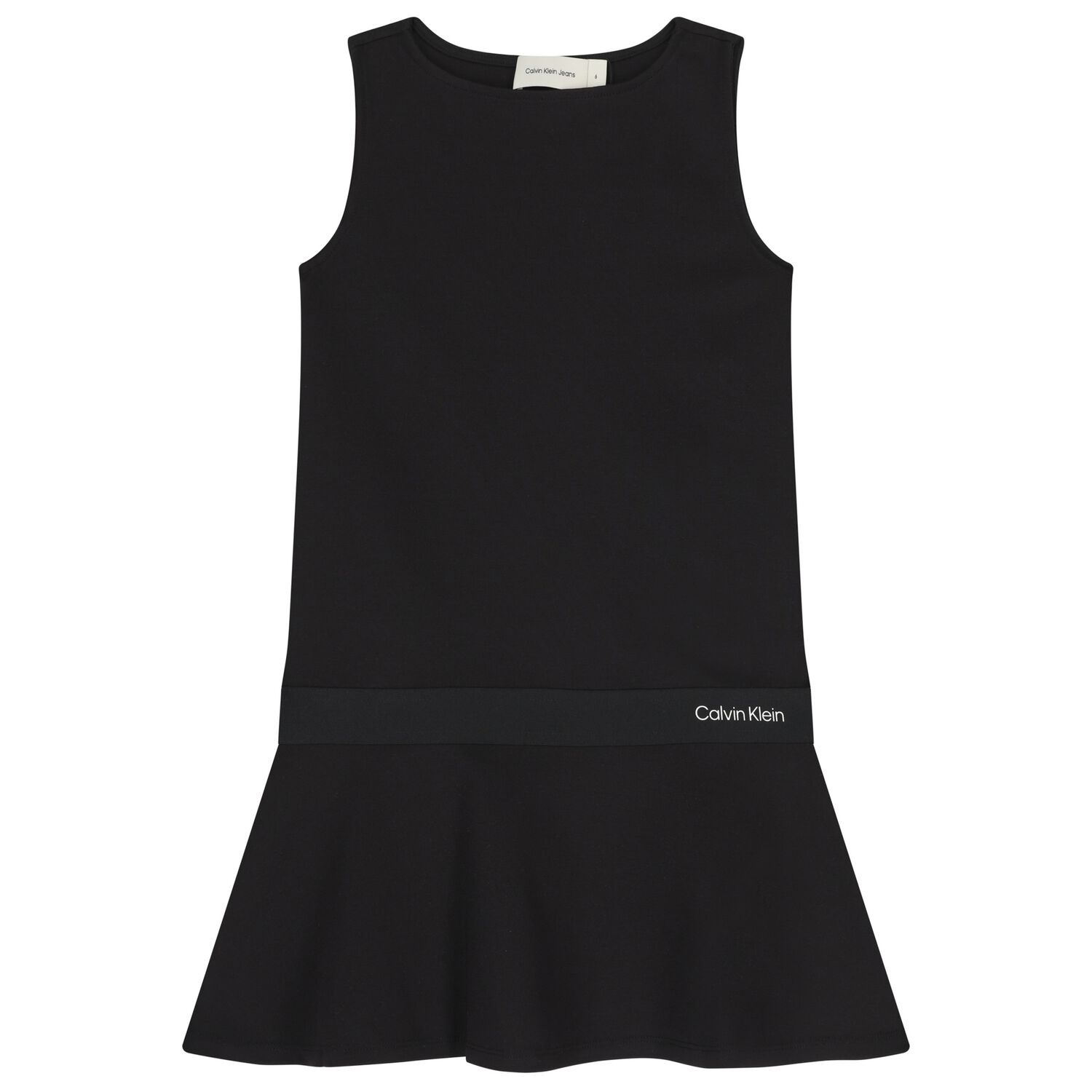 Calvin Klein Girls Black Logo Dress | Junior Couture UAE