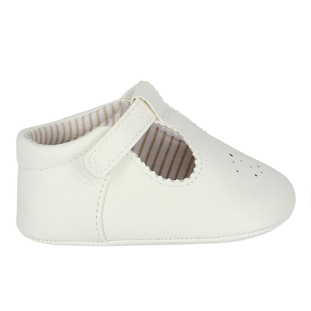 Mayoral Ivory Pre Walker Baby Shoes | Junior Couture UAE