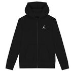 Nike Kids Black Jumpman Logo Hooded Zip Up Top | Junior Couture UAE