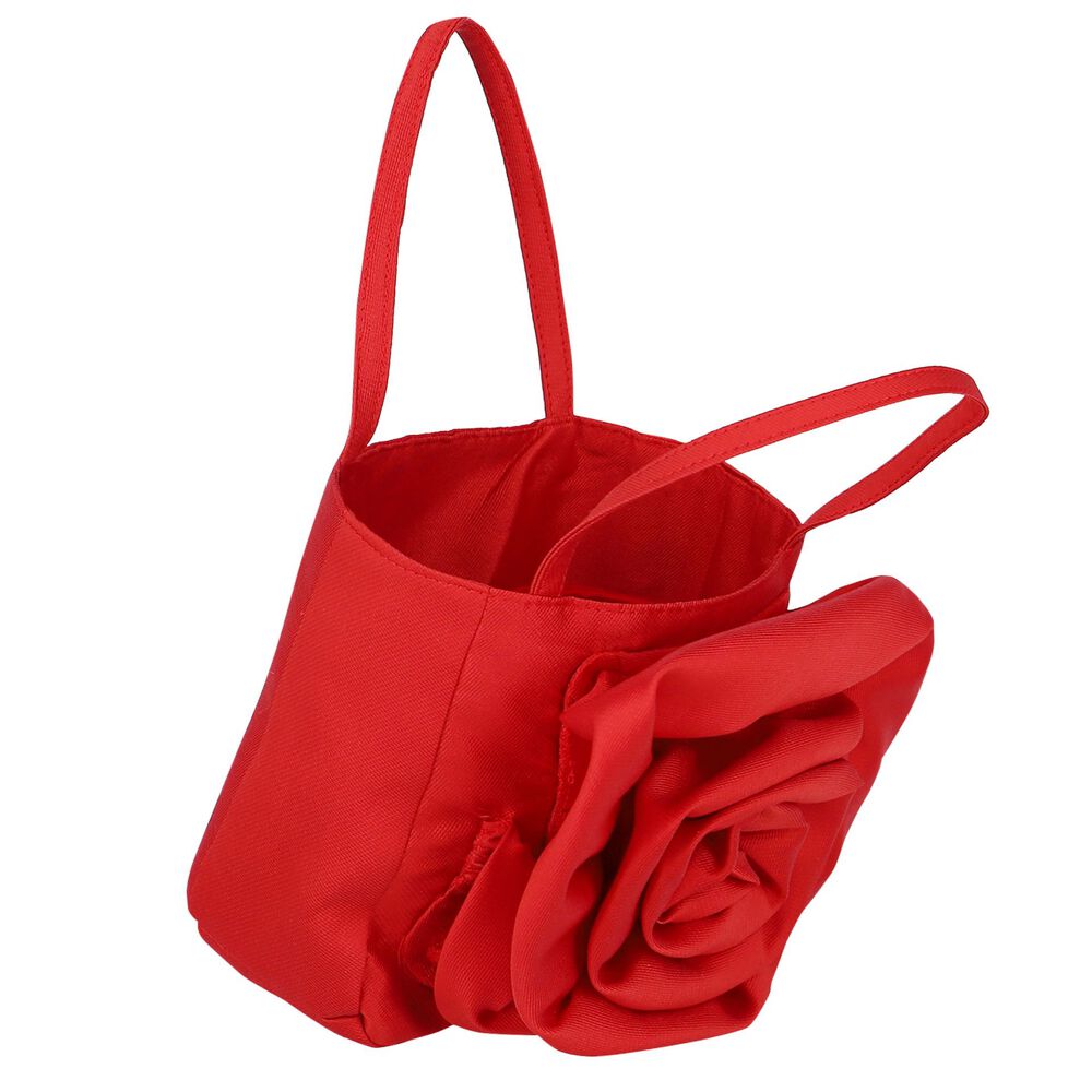 Mama Luma Girls Red Flower Bag | Junior Couture UAE