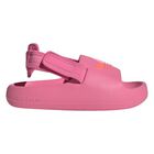 Adidas Kids Girls Pink Adifom Adilette C Sliders | Junior Couture UAE