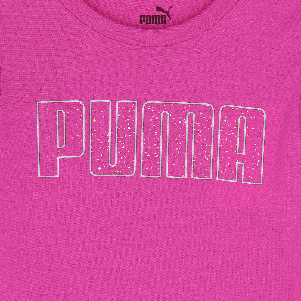 Puma Girls Pink Logo T-Shirt | Junior Couture UAE