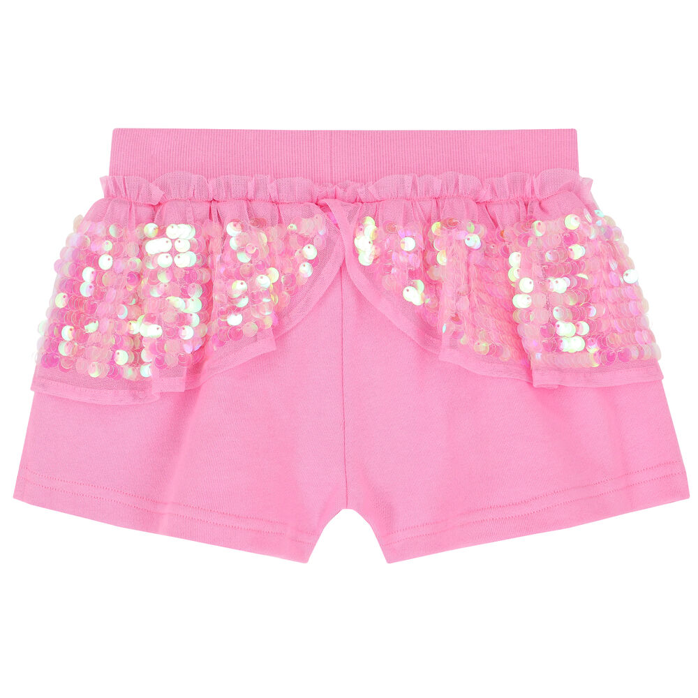 Angel's Face Girls Pink Sequin Shorts | Junior Couture UAE