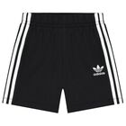 Adidas Kids Black Logo Shorts | Junior Couture UAE