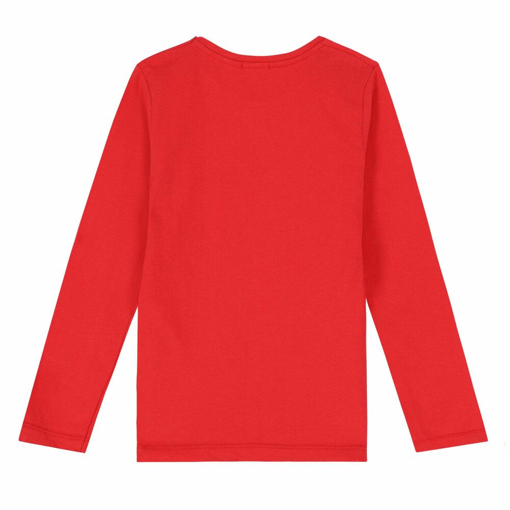 EMC Boys Red Logo Long Sleeve Top | Junior Couture UAE