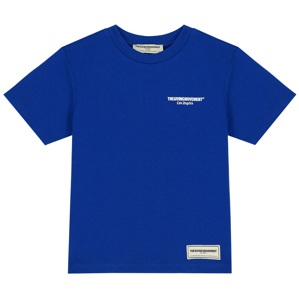 The Giving Movement Blue Logo T-Shirt | Junior Couture UAE
