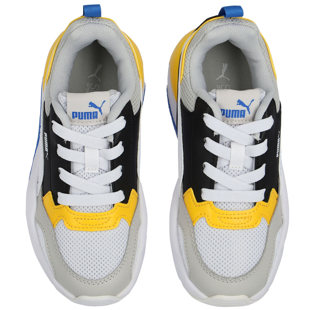 Puma White & Grey X-Ray 2 Square AC PS Trainers | Junior Couture UAE