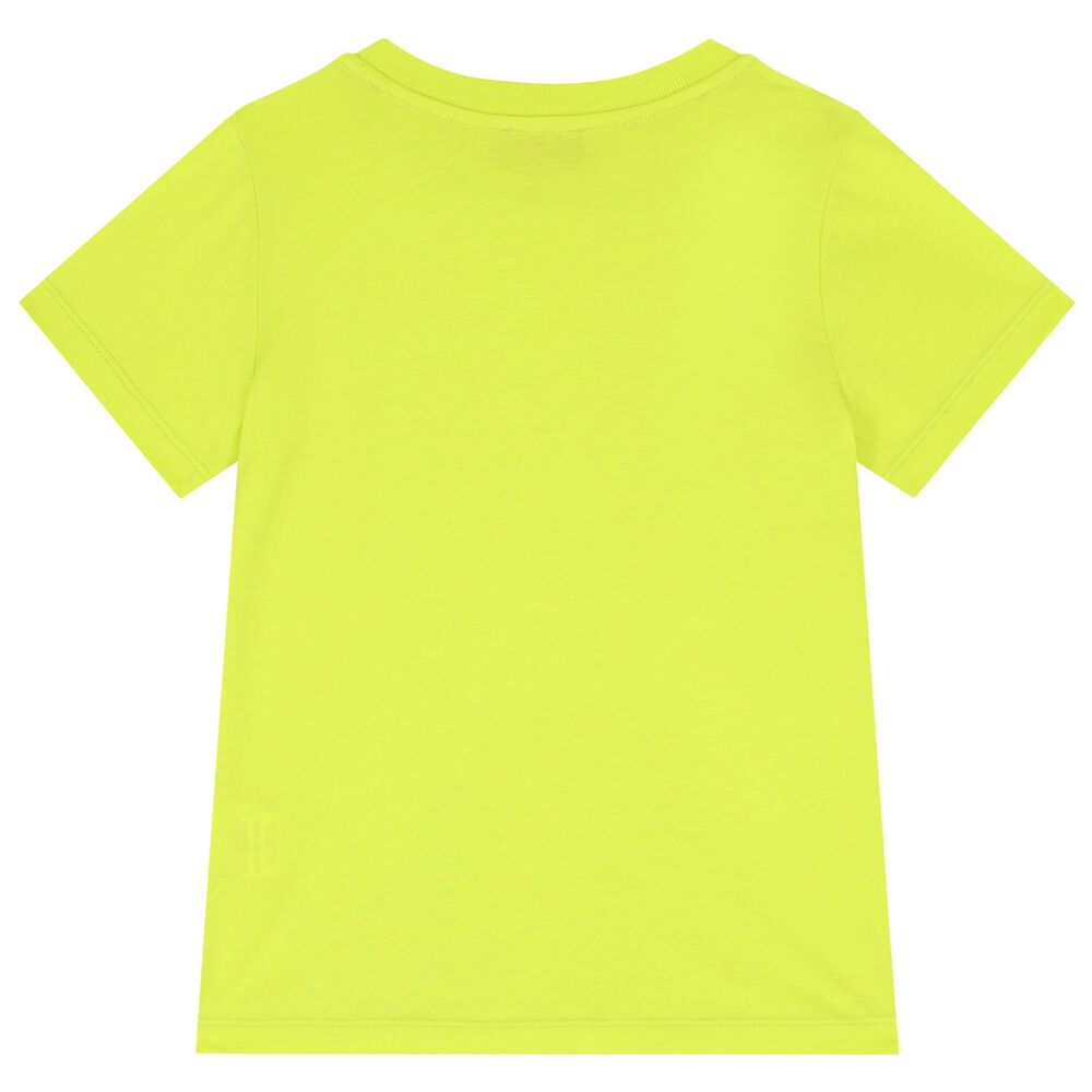 Missoni Kids Boys Neon Yellow Logo T-Shirt | Junior Couture UAE