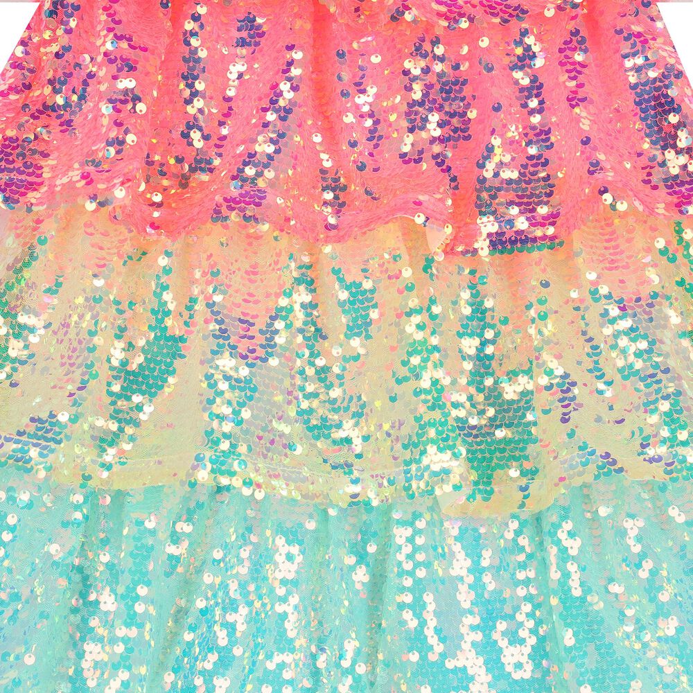 BILLIEBLUSH Girls Multi-Coloured Sequins Dress Set | Junior Couture UAE