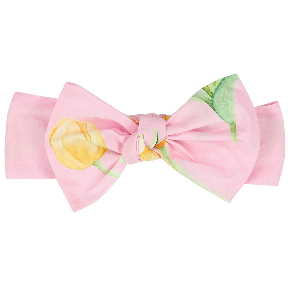 Balloon Chic Baby Girls Pink Bow Headband | Junior Couture UAE