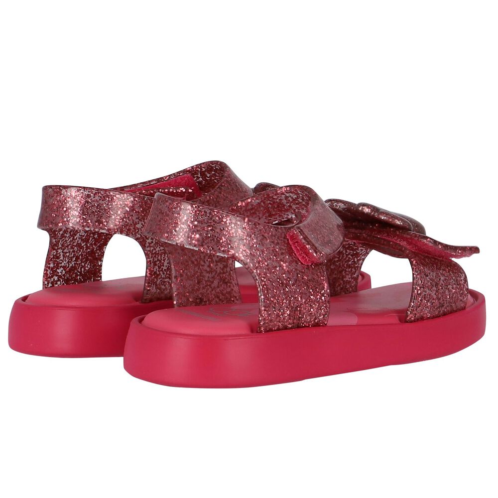Mini Melissa Younger Girls Pink Disney Sandals | Junior Couture UAE