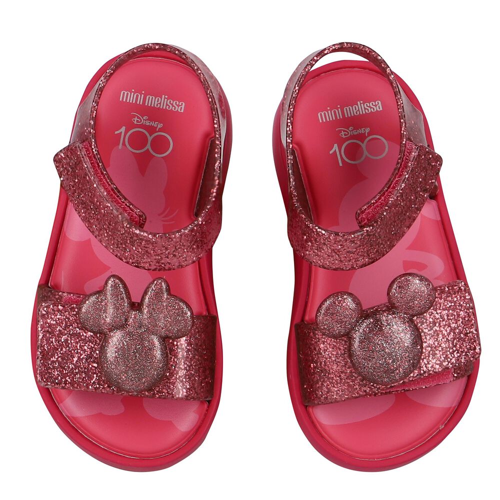 Mini Melissa Younger Girls Pink Disney Sandals | Junior Couture UAE