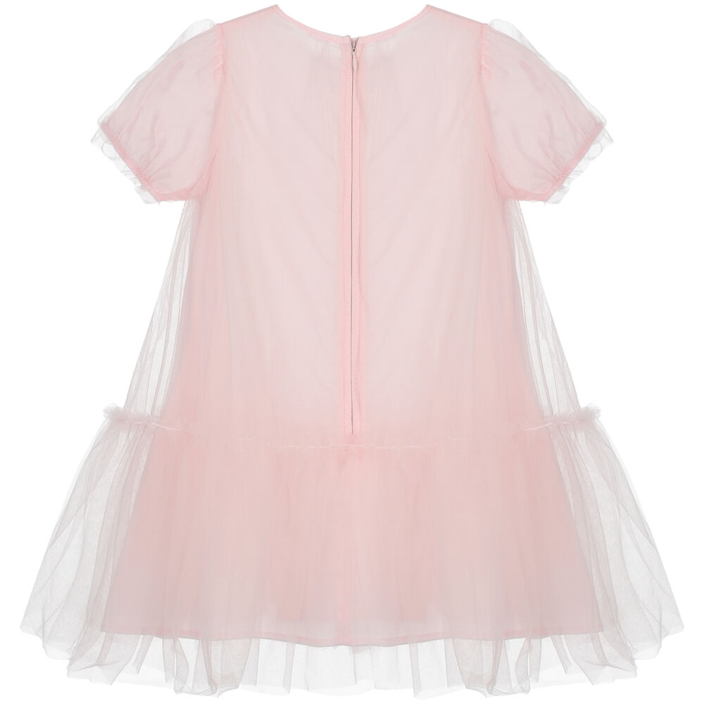 iDO Girls Pink Tulle Dress | Junior Couture UAE