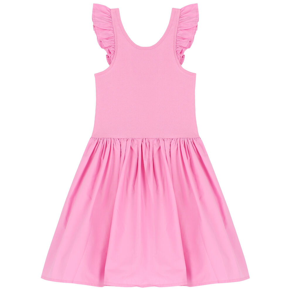 MOLO Girls Pink Ruffle Dress | Junior Couture UAE