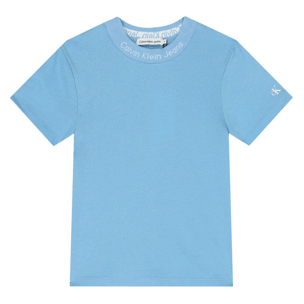 Calvin Klein Boys White & Blue Logo T-Shirts ( 2-Pack ) | Junior ...