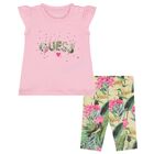 Guess Baby Girls Botanical Print Leggings Set | Junior Couture UAE