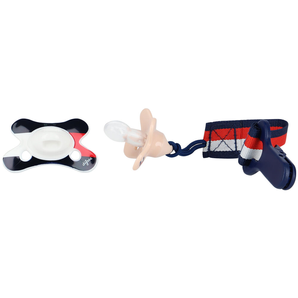 Tommy Hilfiger Baby Logo Pacifier Gift Set | Junior Couture UAE