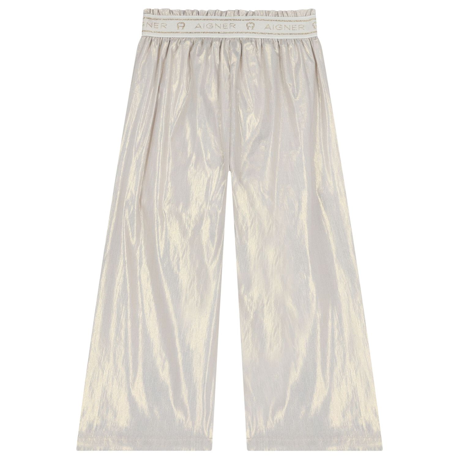 Aigner Girls Gold Logo Trousers | Junior Couture UAE