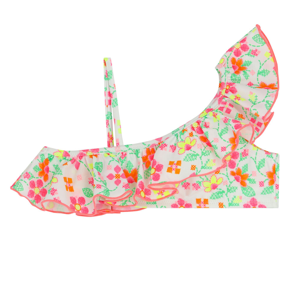 Sunuva Girls White & Pink Floral Bikini | Junior Couture UAE