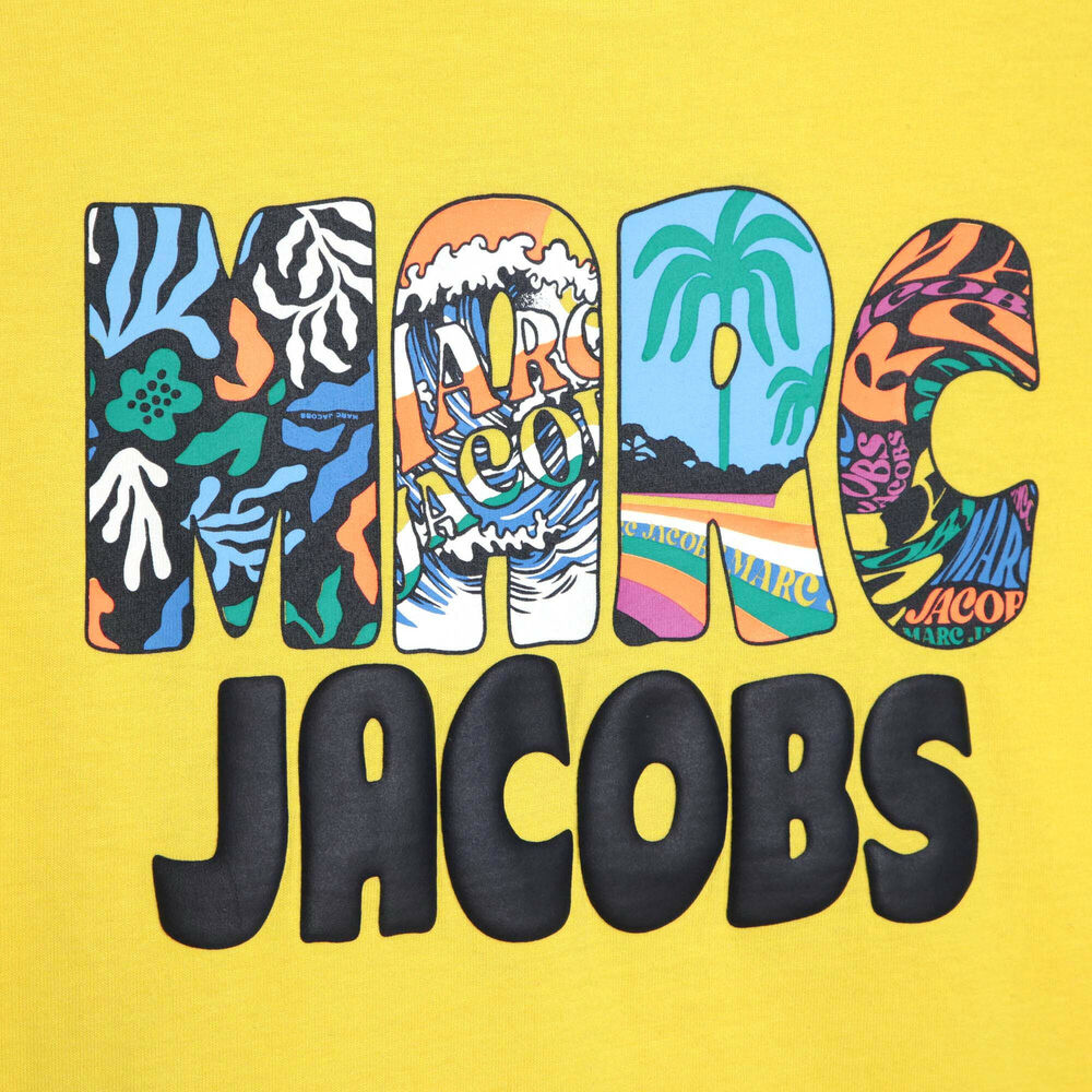 MARC JACOBS Boys Yellow Logo T-Shirt | Junior Couture UAE