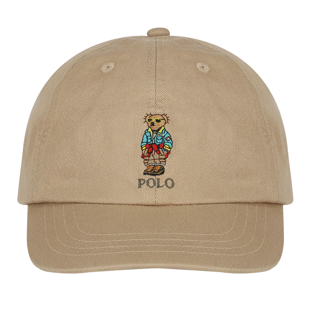 Ralph Lauren Boys Beige Polo Bear Cap | Junior Couture UAE