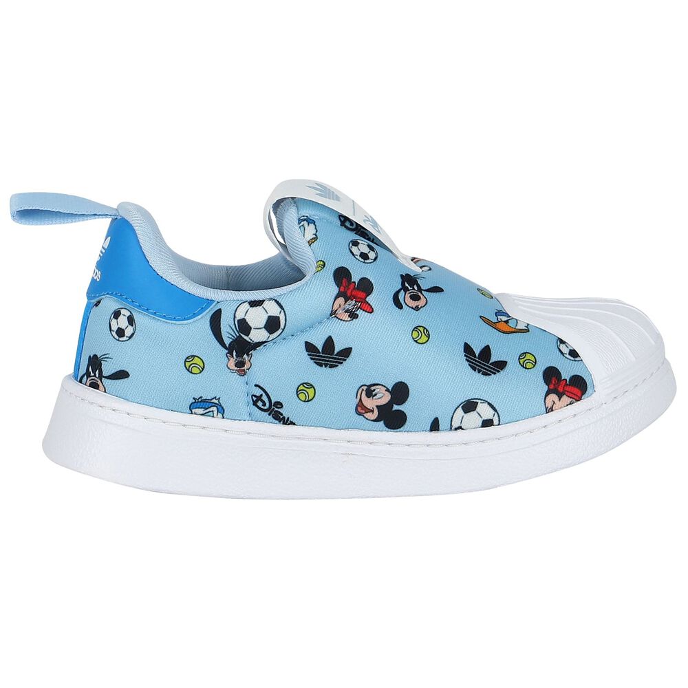 adidas Originals Blue Disney Superstar Trainers | Junior Couture UAE