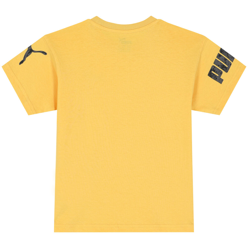 Puma Boys Yellow Logo T-Shirt | Junior Couture UAE